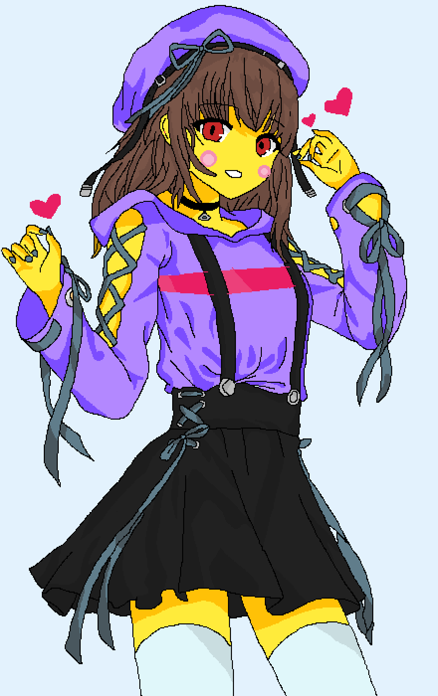 Editing frisk - Free online pixel art drawing tool - Pixilart