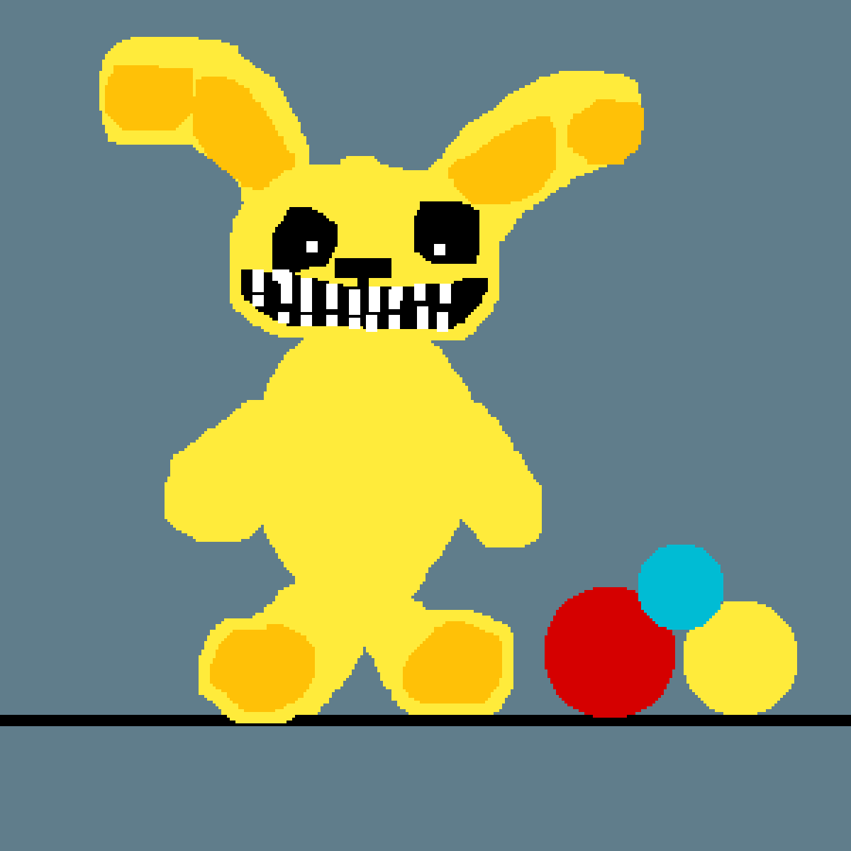 Pixilart - itp springbonnie plushie by fnafmythsparky