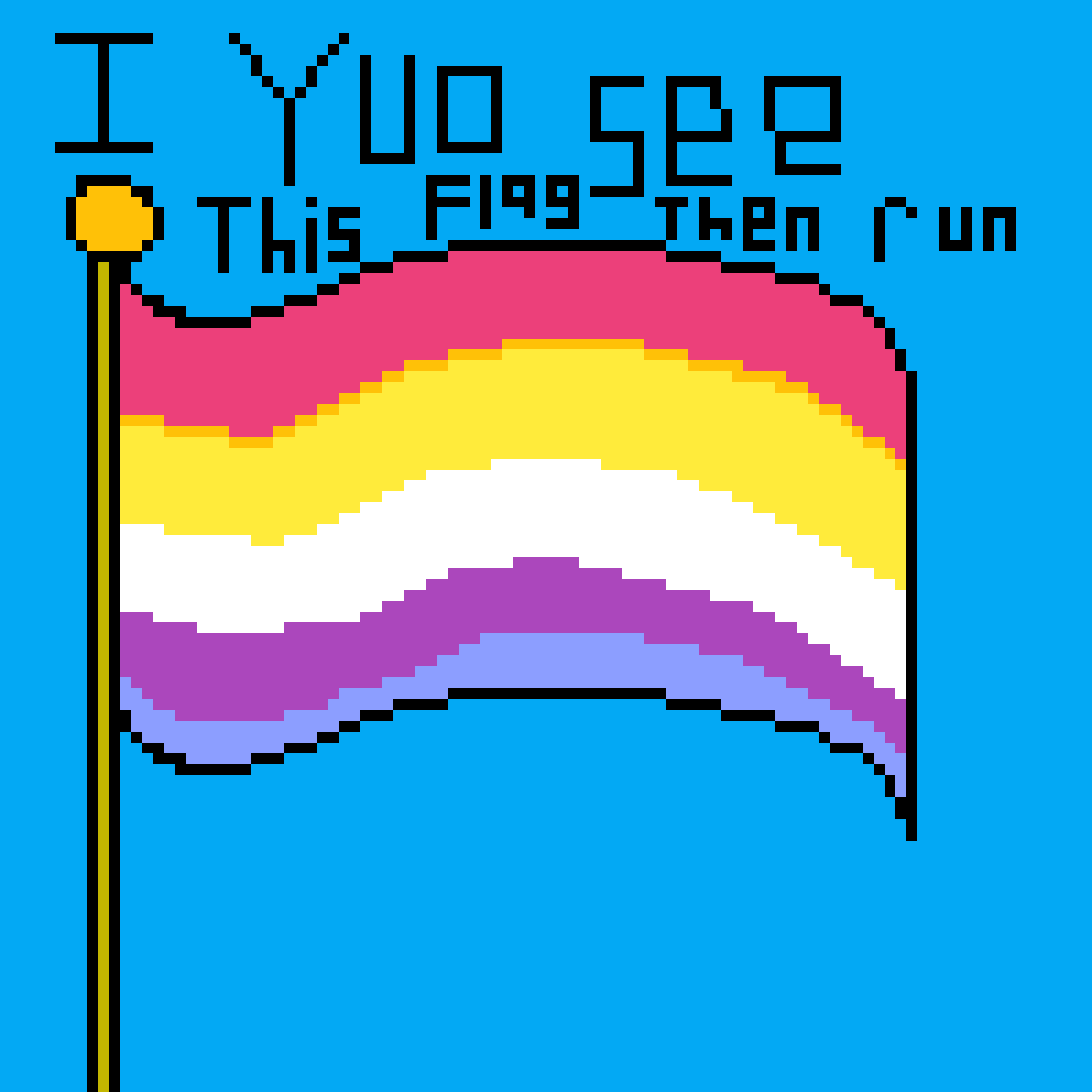 Pixilart - burn the pedosexual flag by Darkness123