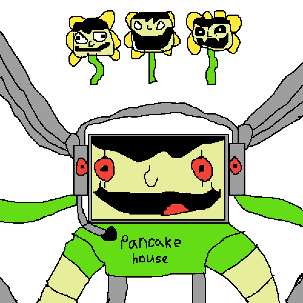 Pixilart - all flow-glas faces and mega flow-gla by fusion12345