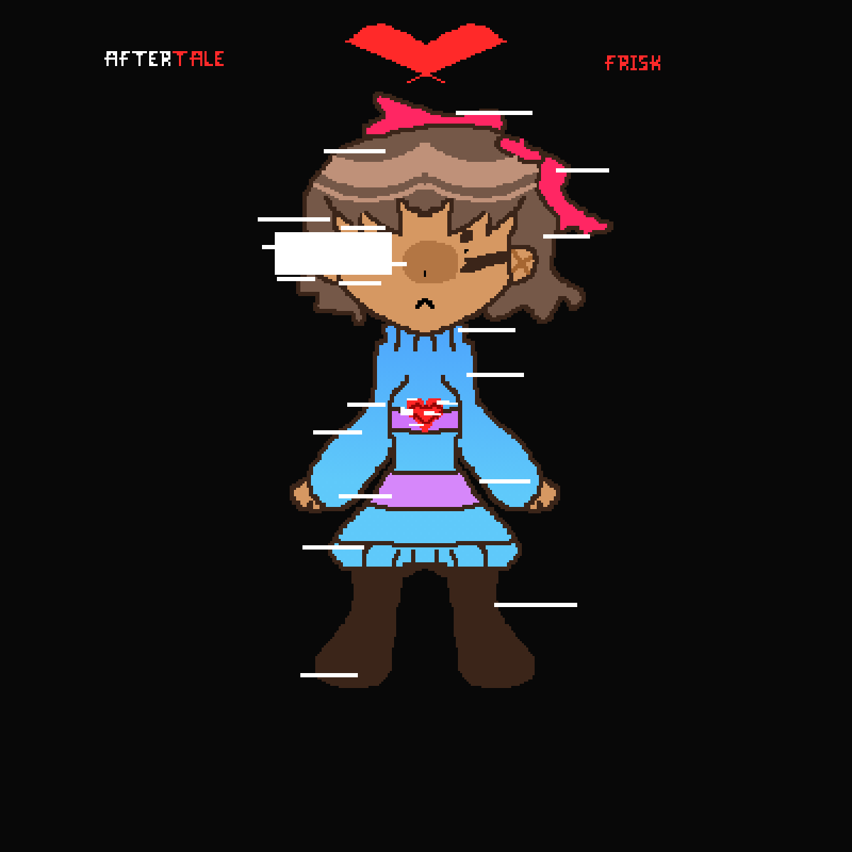 Pixilart - Aftertale Frisk by inhale