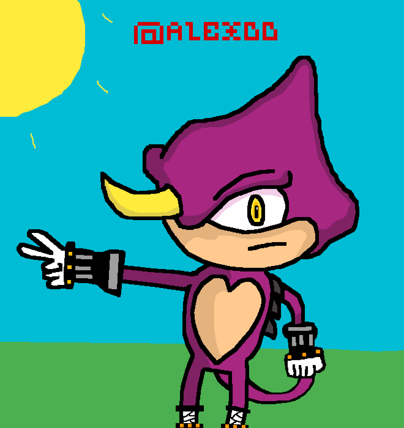 Pixilart - Espio The Charmeleon by Vestik