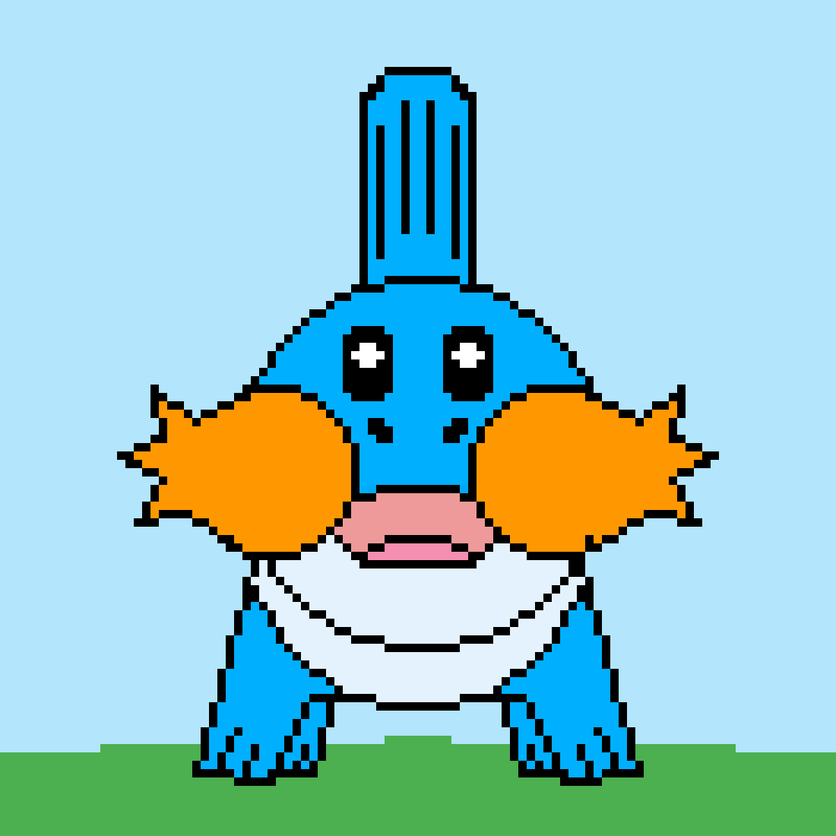 Pixilart - MUDKIP by Yoshimongo