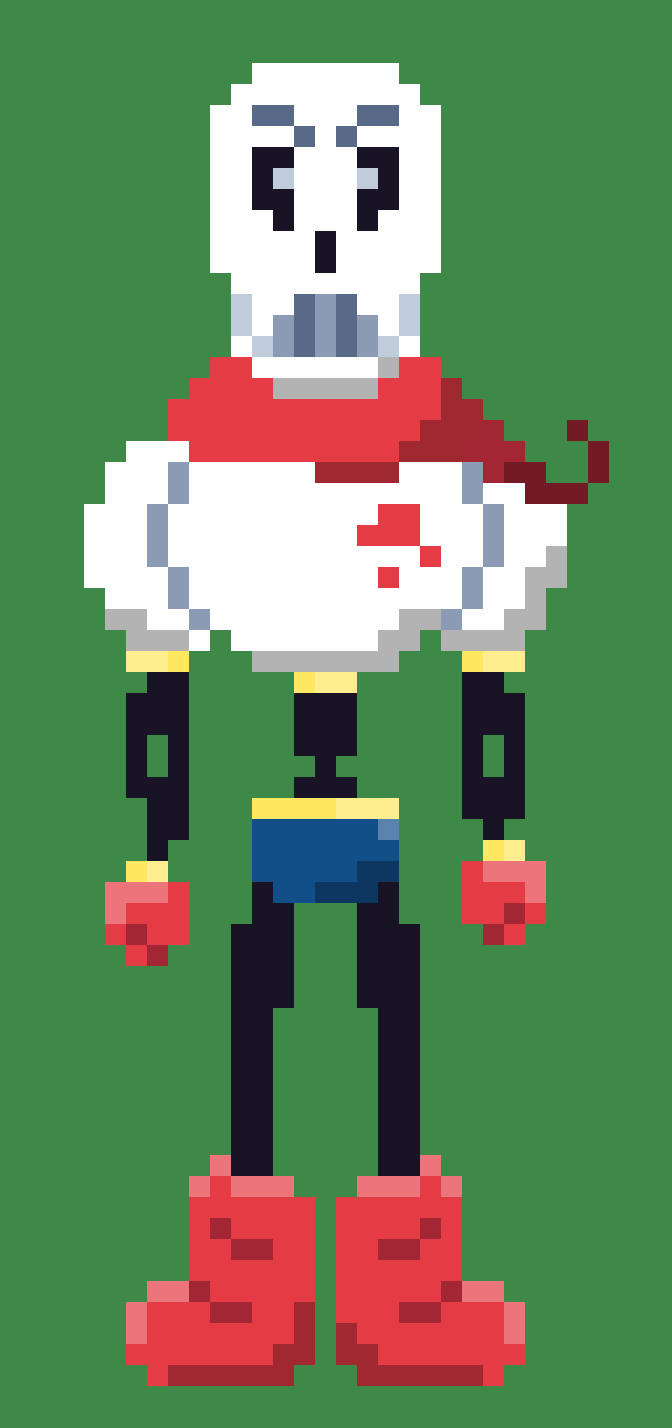 Pixilart - Papyrus Animated by 8-Bit-Axolotl