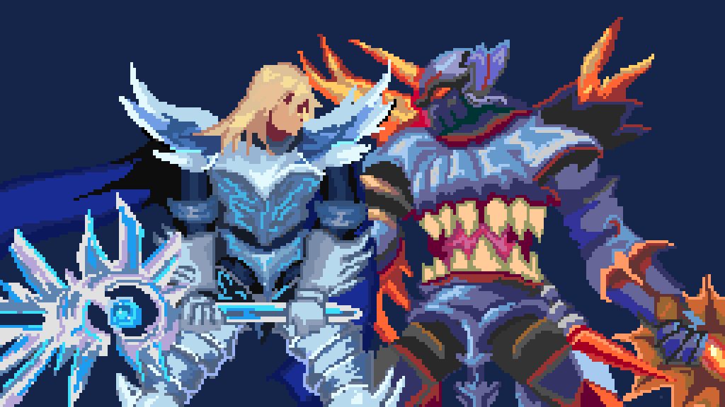 Pixilart - Siegfried VS Nightmare by Kinslayer