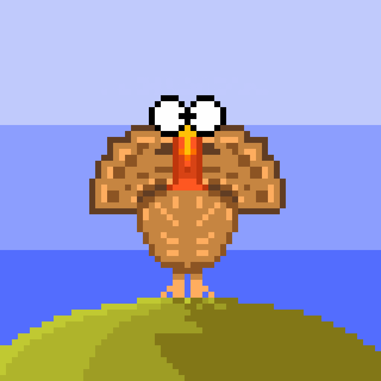 Pixilart - Joe The Turkey by DrunkenDM