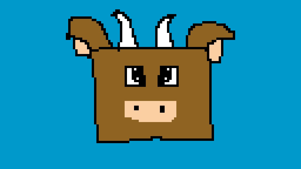 Editing cow - Free online pixel art drawing tool - Pixilart