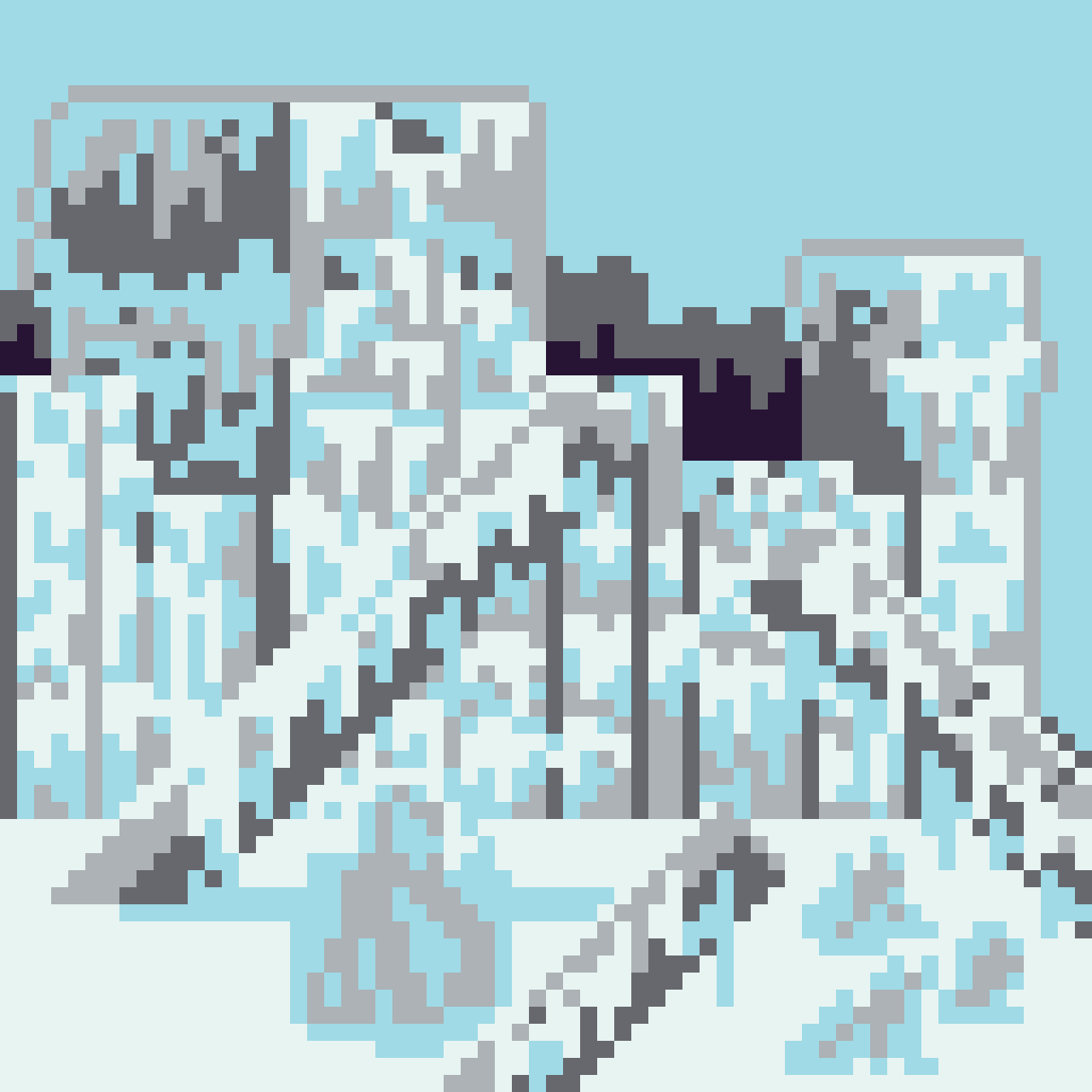Pixilart - Ice Castle by thebeekeep