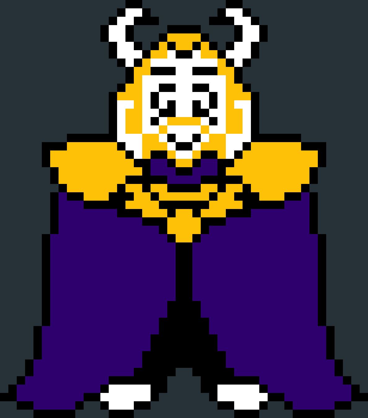 Pixilart - Asgore Dreemurr by BFrenguito