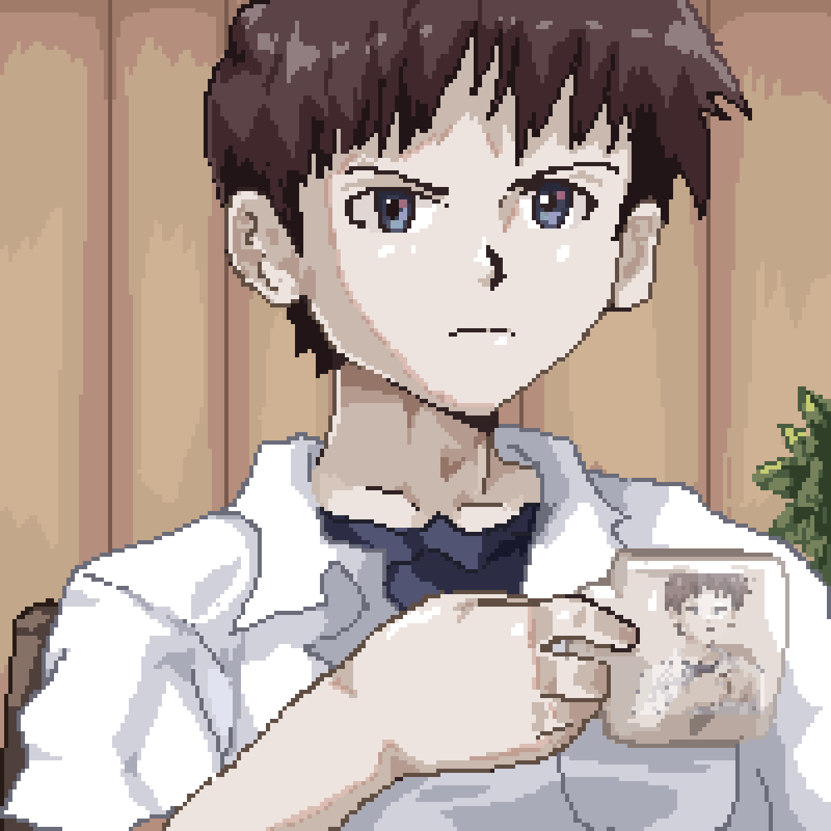 Pixilart - Shinji by Abner-santeliz