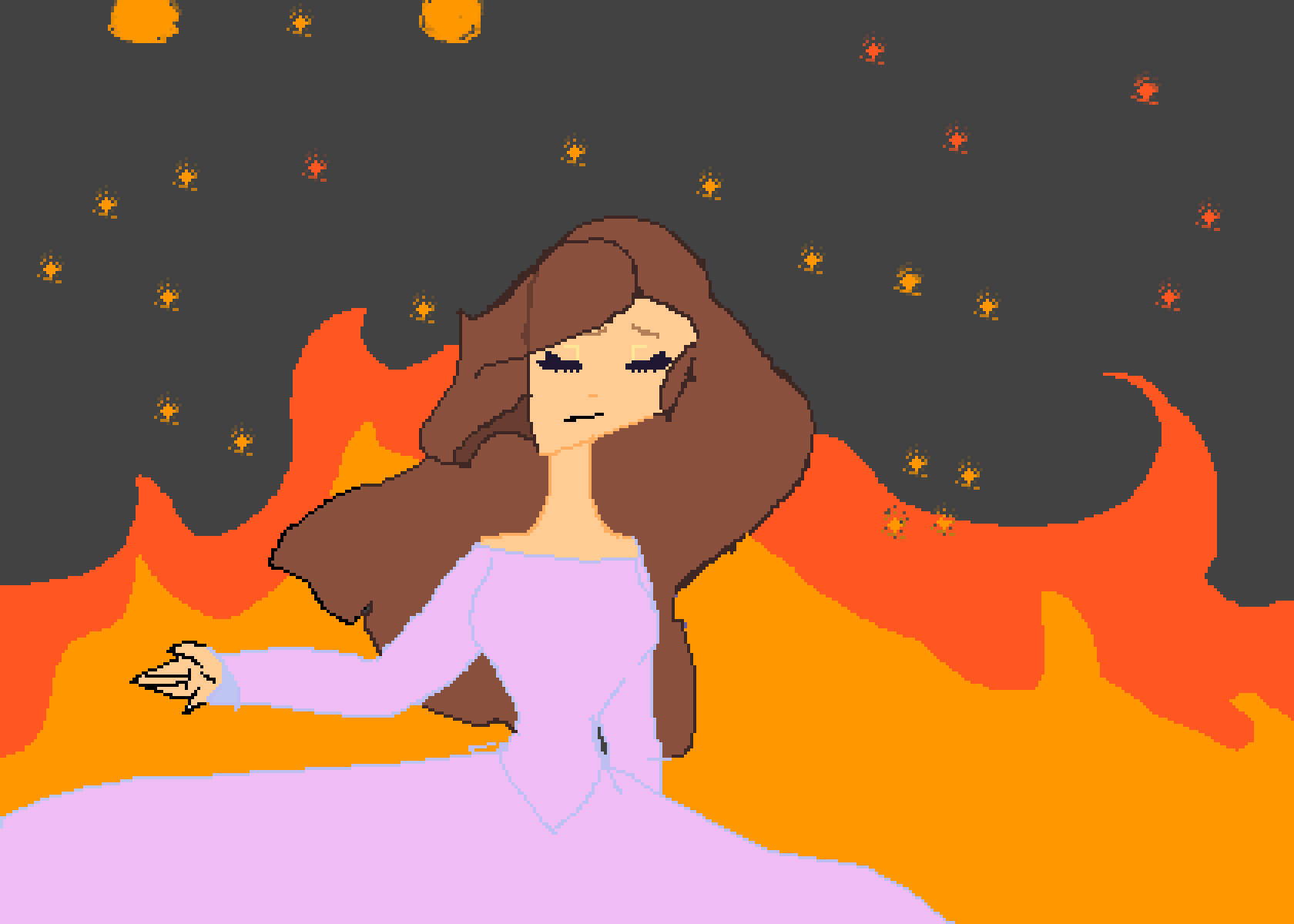 Pixilart - Eliza s burn by mina-ashido13