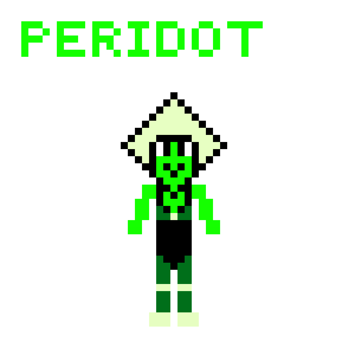 Pixilart - Peridot Sprite by Jay-Cup