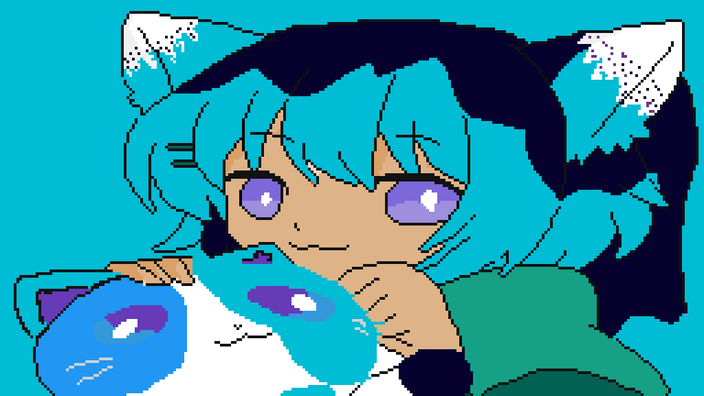 Editing My neko drawing - Free online pixel art drawing tool - Pixilart