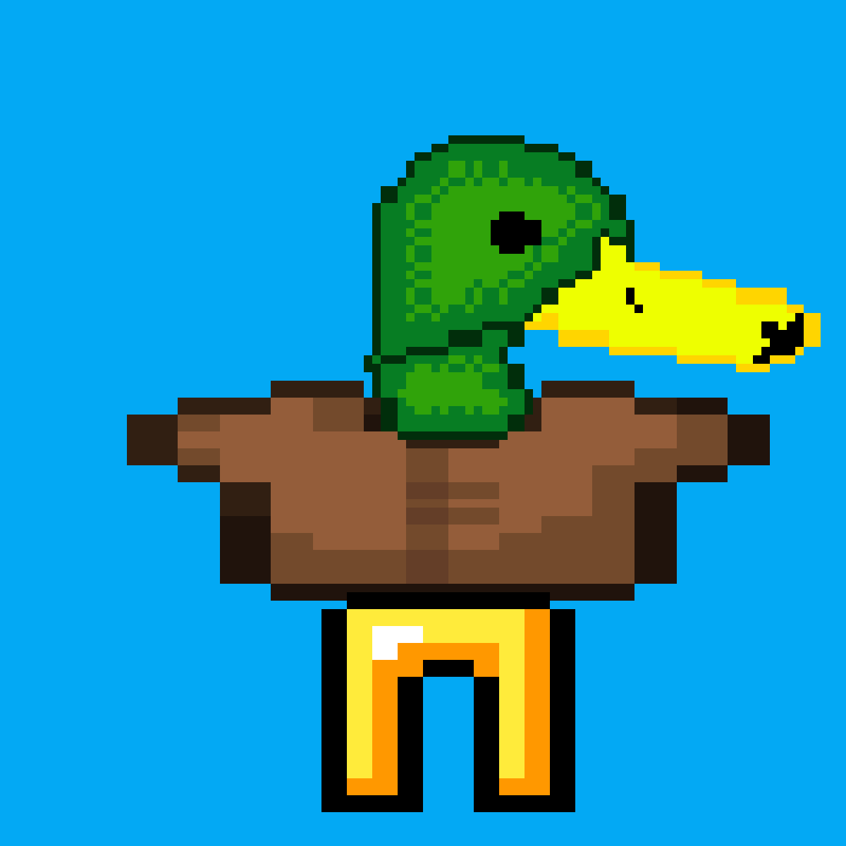 Pixilart - Minecraft duck by kid-your-trash