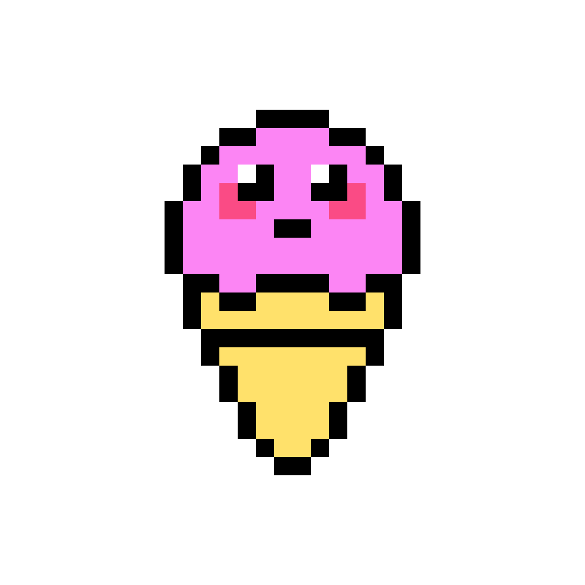 Pixilart - Ice cream cone by PixelCraftKaid