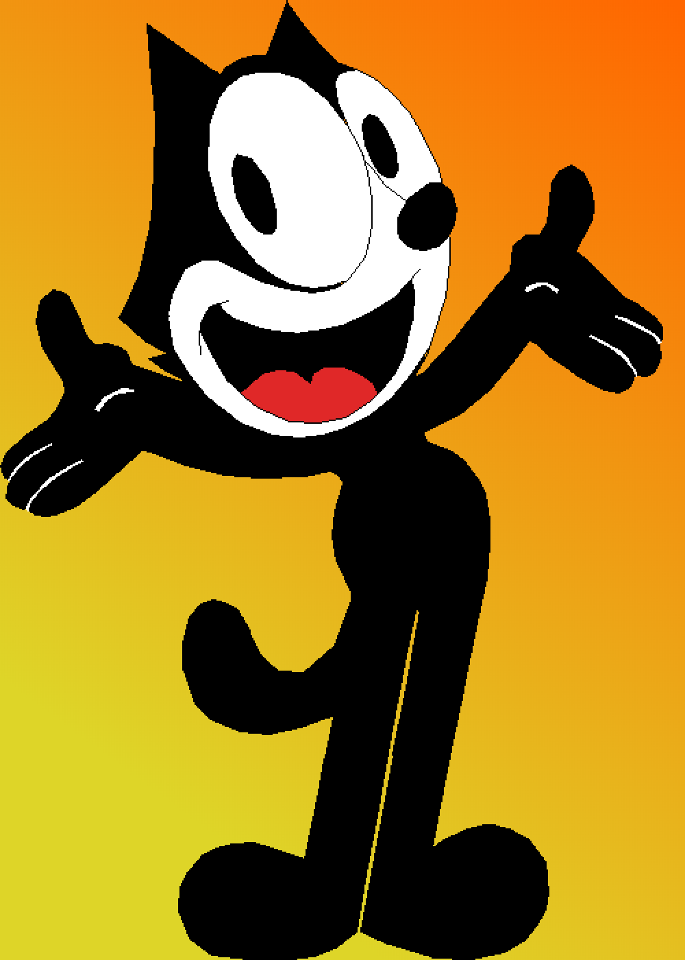 Pixilart - Felix the cat by kittykat10090