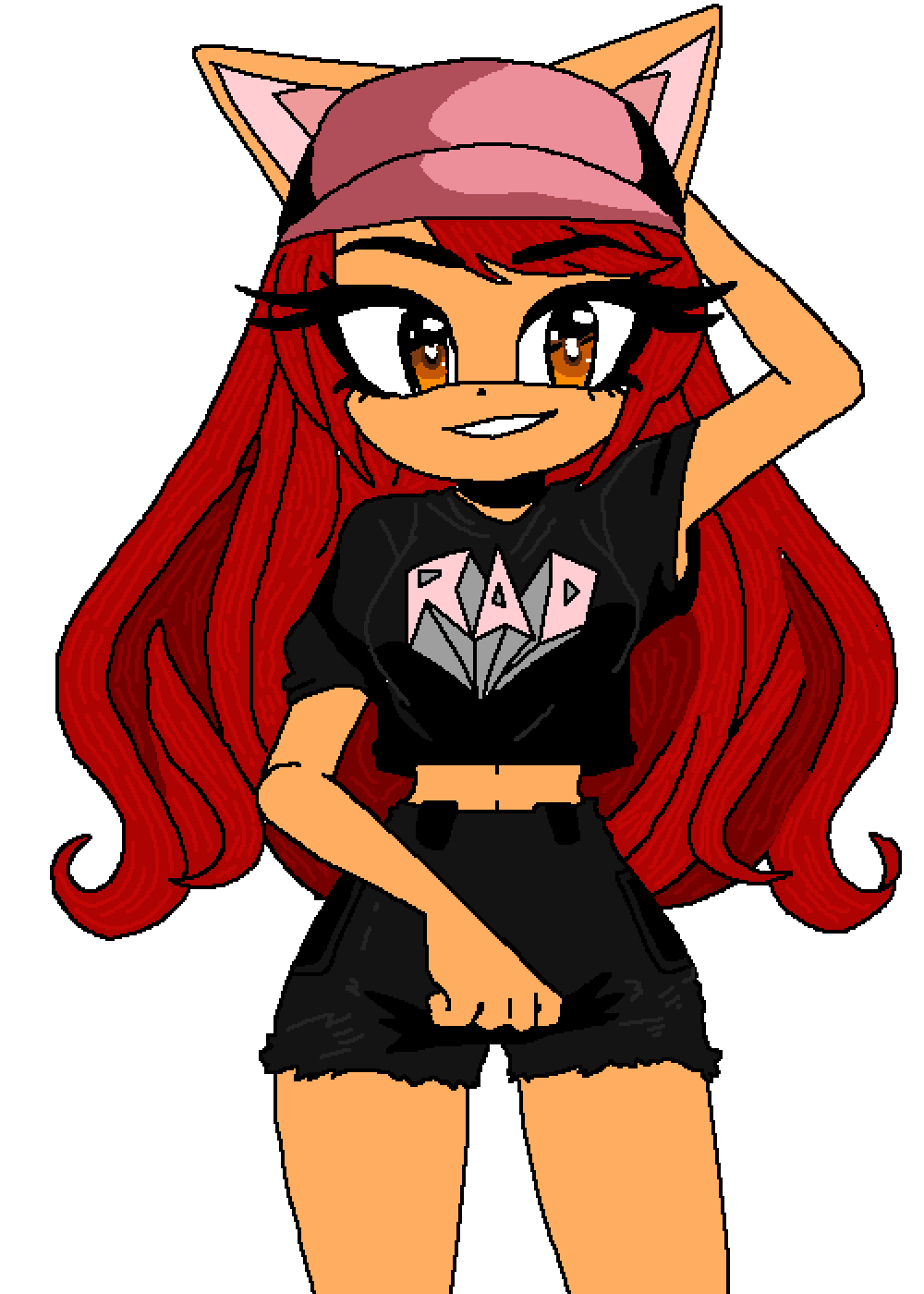 Pixilart - Rad Rocker Furry by DiamondGlass3