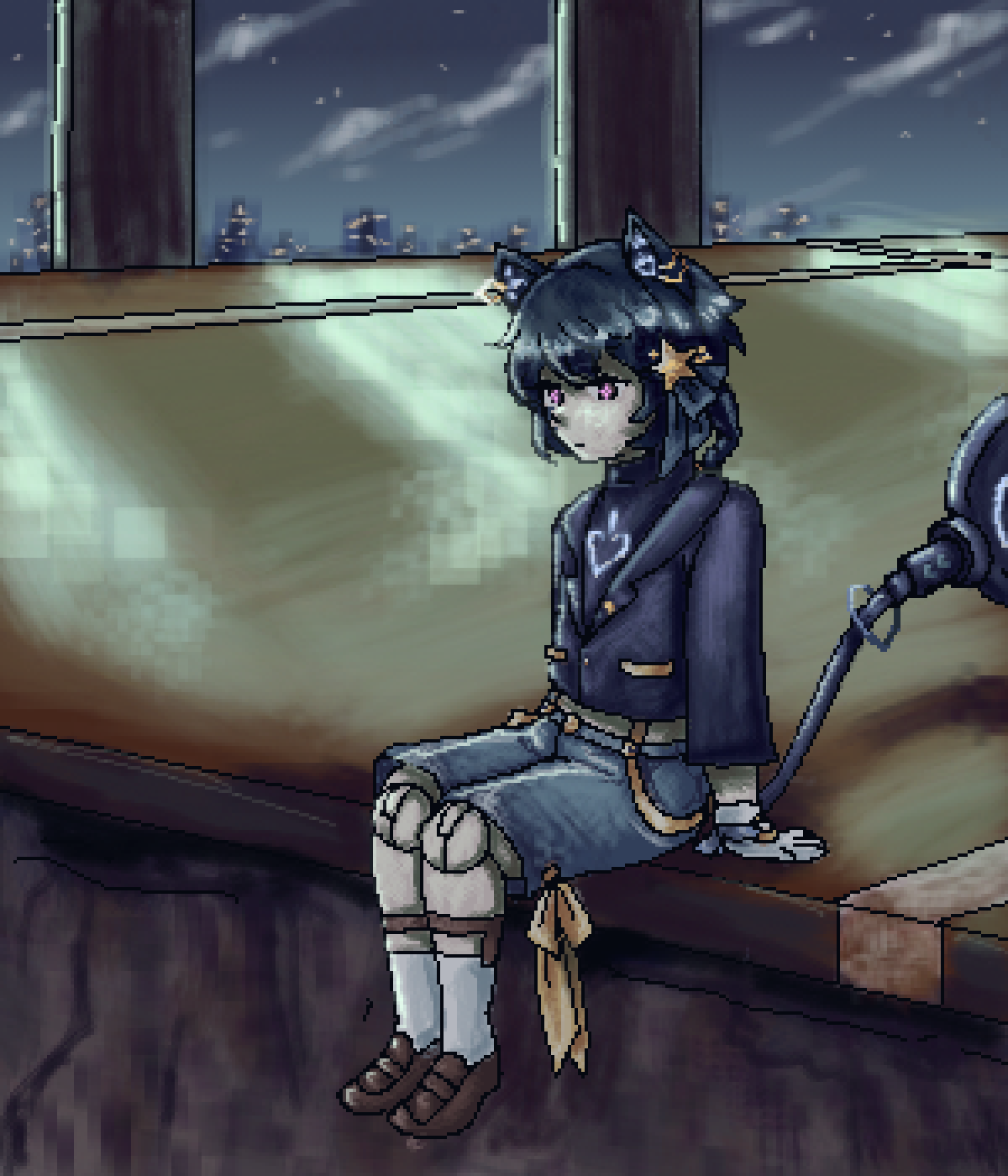 Pixilart - Tusuki by Digtalrabbit