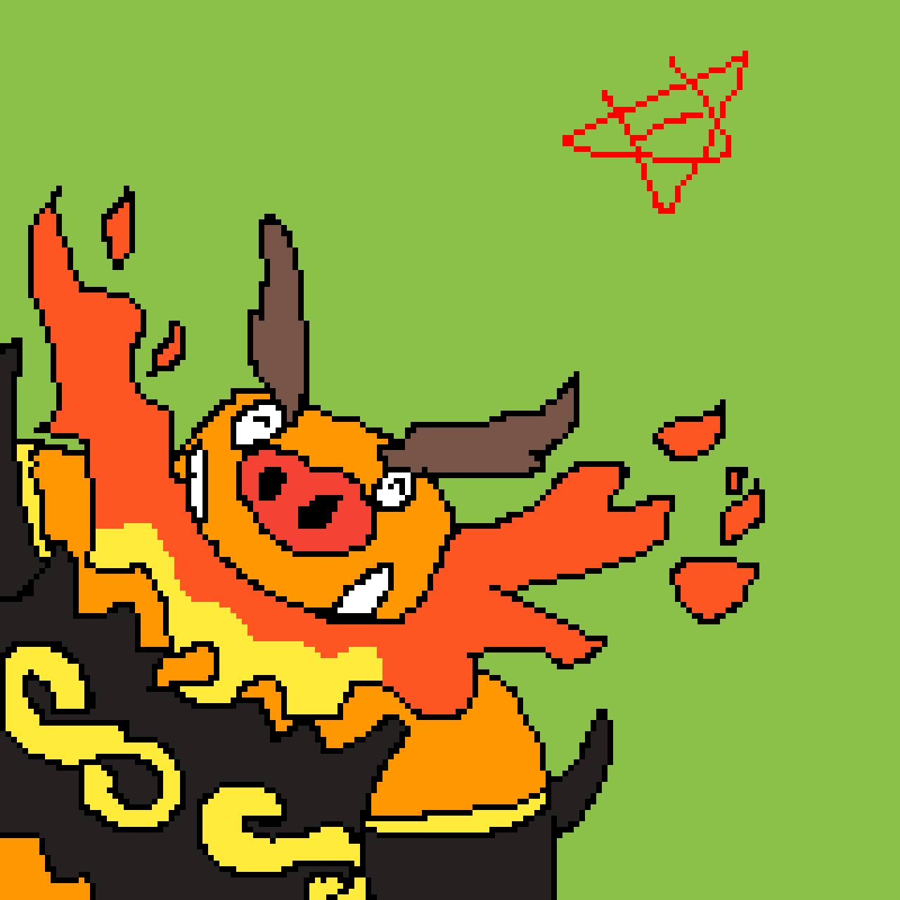 Pixilart - Emboar Pixelart by DarknessBeat