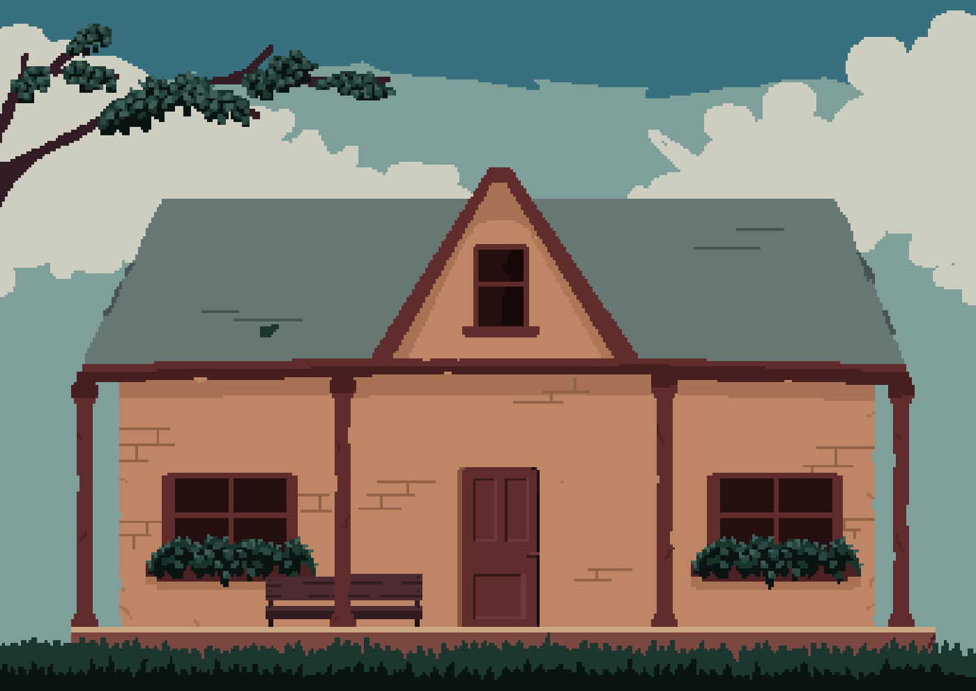 Pixilart - Country House by RiverWebb