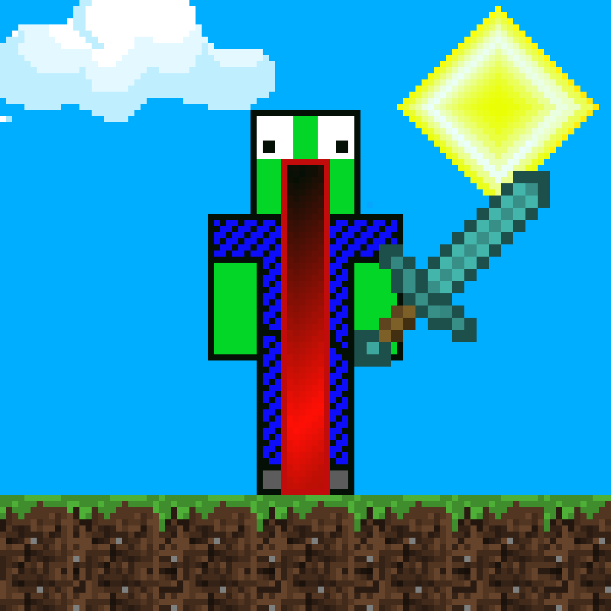 Pixilart - Weird UnspeakableGaming Person by haydencarson