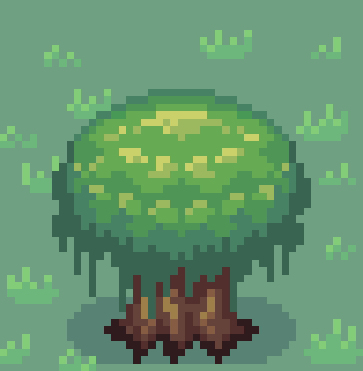 Pixilart - Willow Tree by Dash-Draws