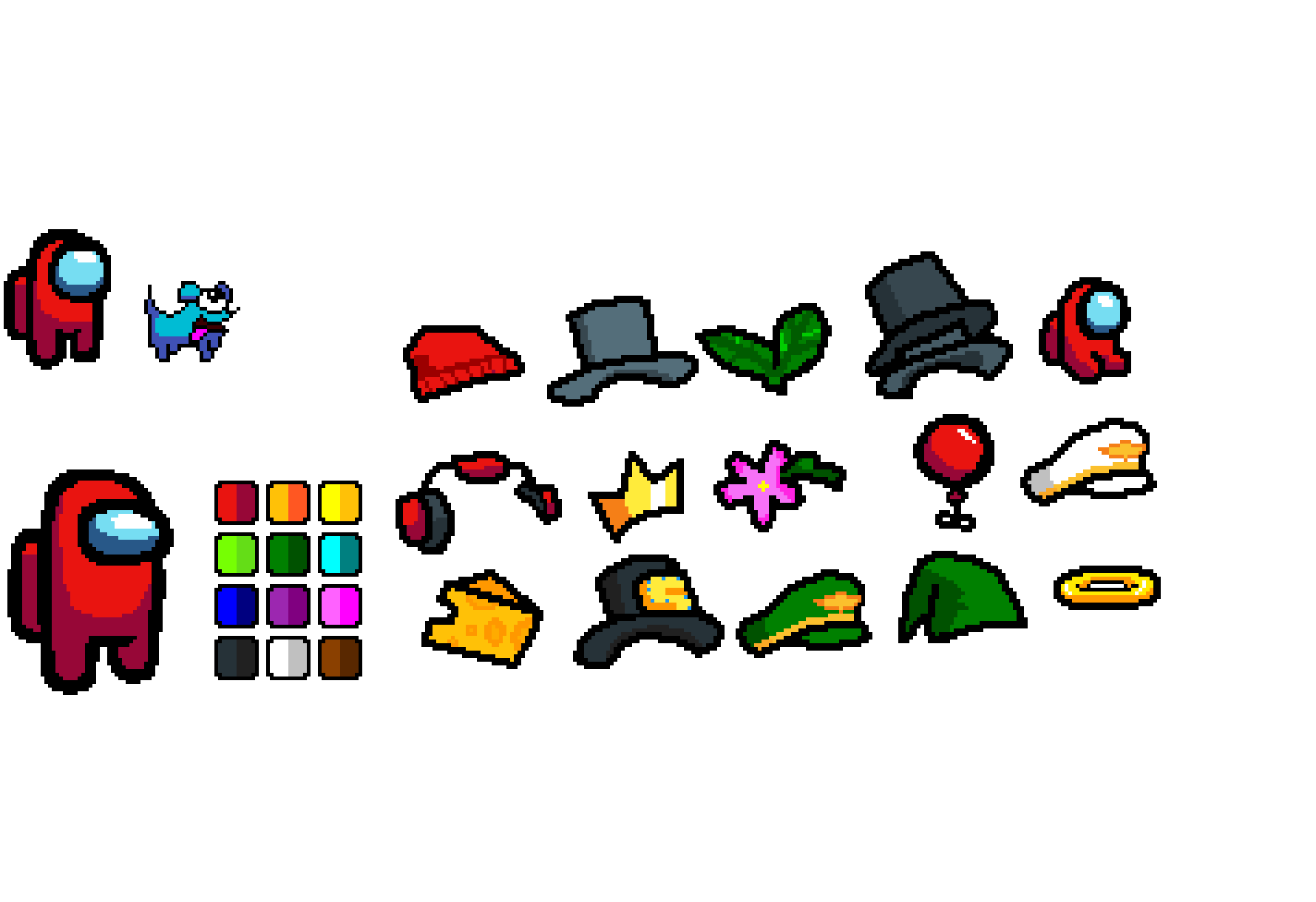 Pixilart - among us character maker by RyanNotHere