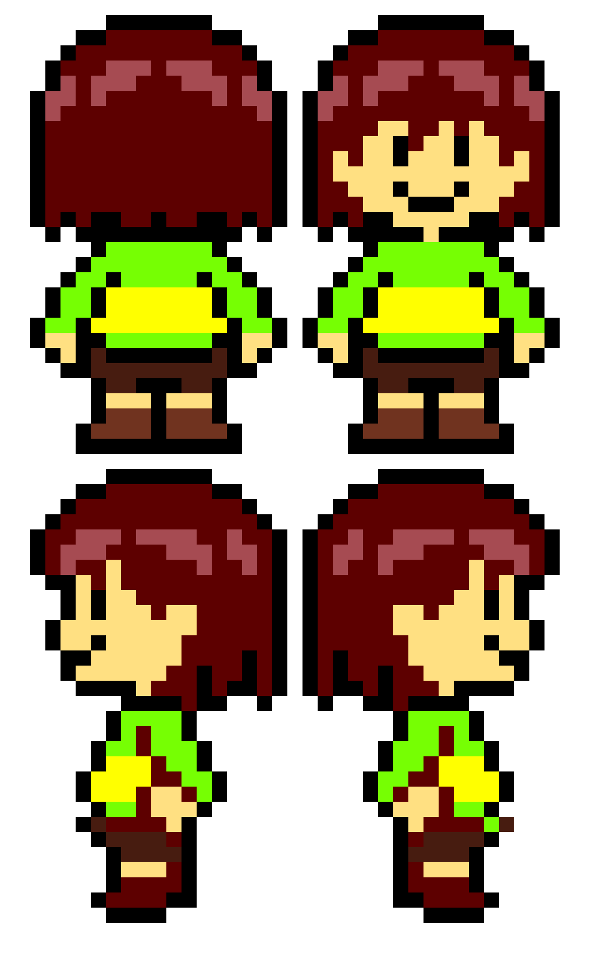 Pixilart - chara walking by SamuelSebic