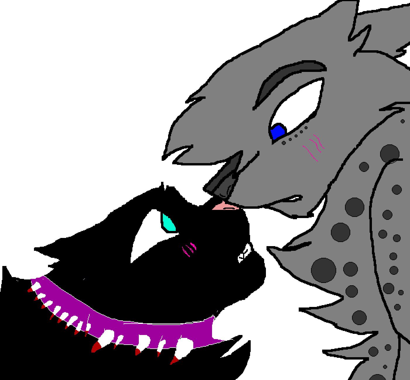 Editing how ashfur meets scourge - Free online pixel art drawing tool ...