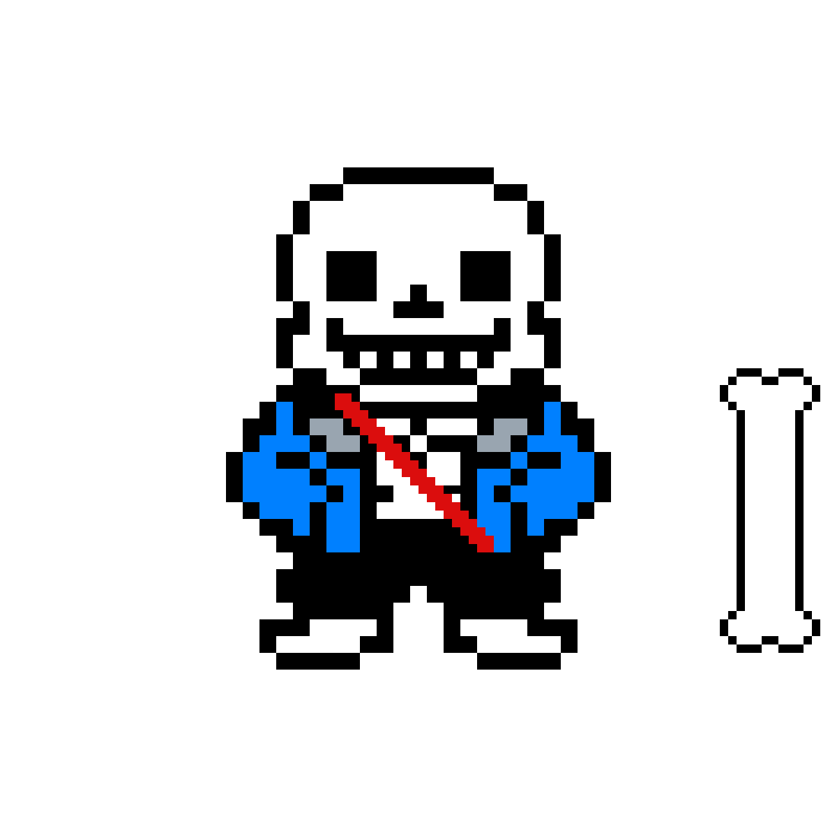 Editing Hurt Sans - Free online pixel art drawing tool - Pixilart