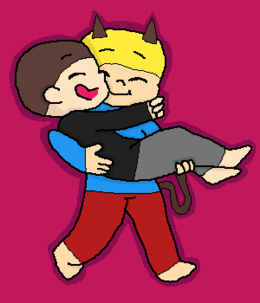 Pixilart - Adam And Justin by JustSayTheWord