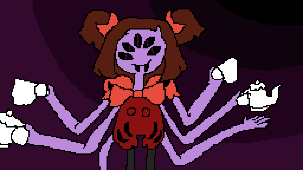 Pixilart - Muffet (UNDERTALE) by OrangeKat399
