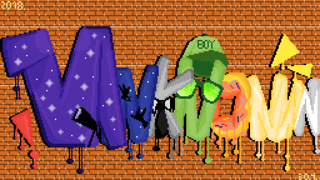 Pixilart - The 'Unknown' Graffiti by JustUnknown