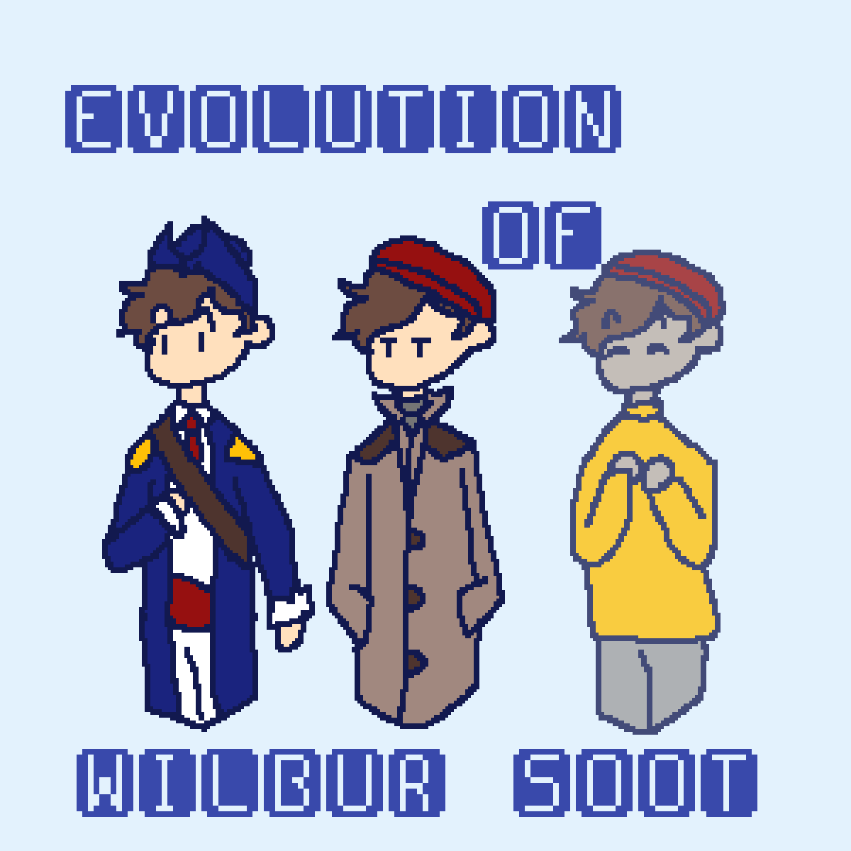 Pixilart - Evolution of wilbur by DoubleABattery