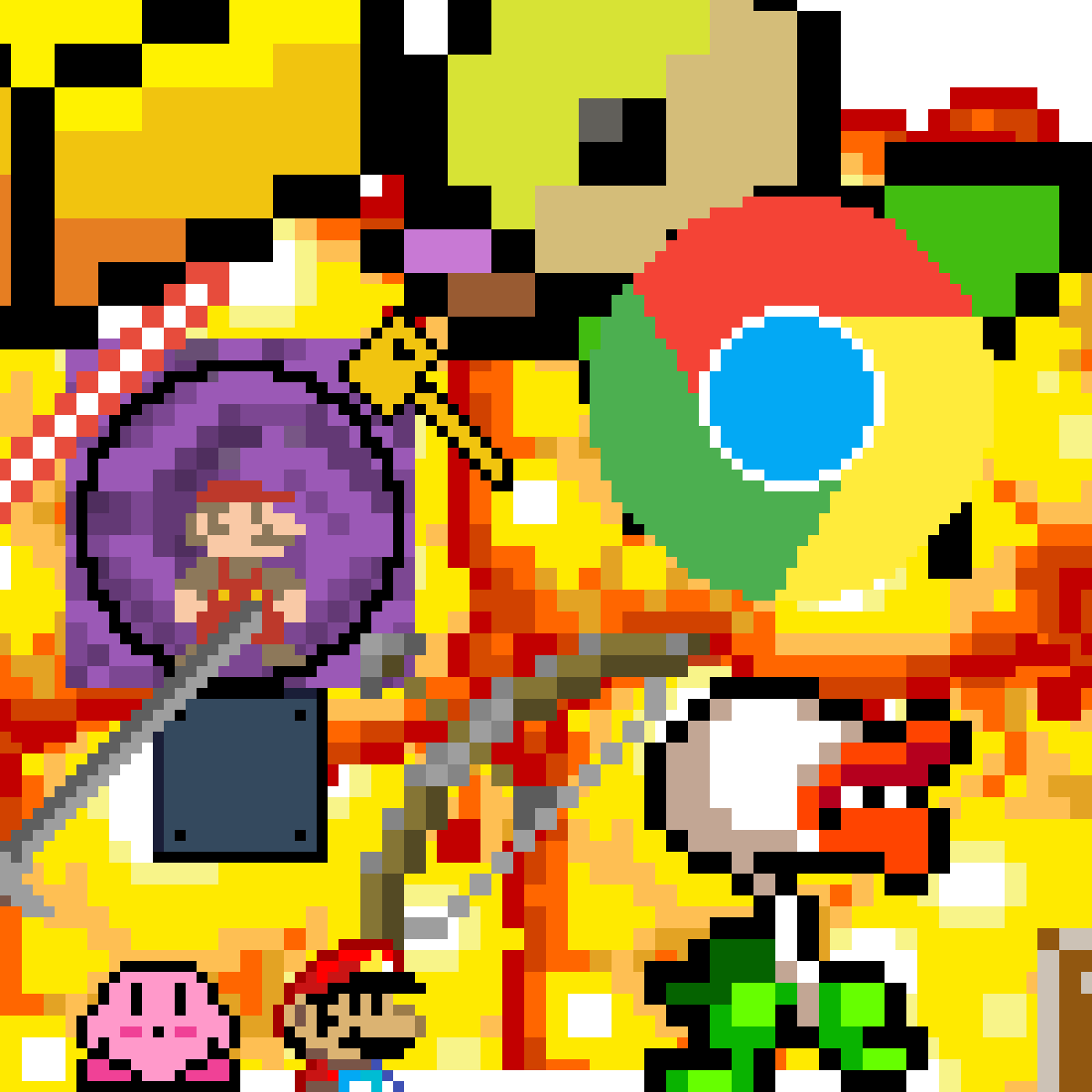 Editing weird mario corse 3 - Free online pixel art drawing tool - Pixilart