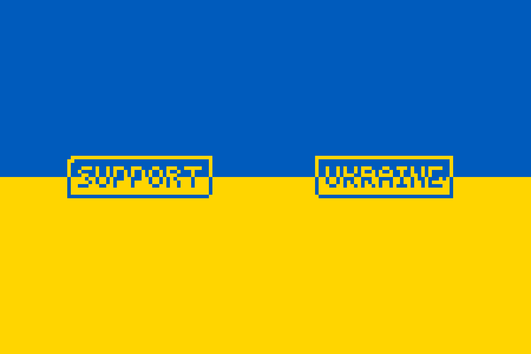 Pixilart - Ukraine Support banner by sackboyfan2011