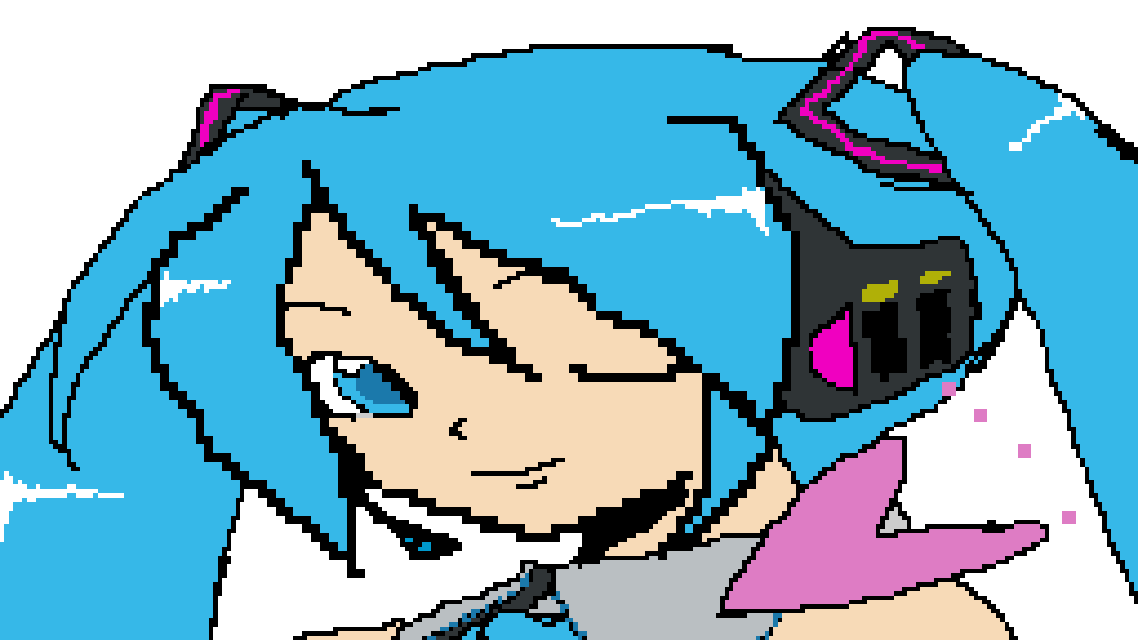 Pixilart - hatsune miku by wingsoffire