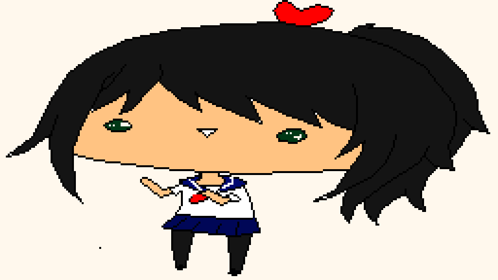 Editing Chibi Yandere Collab - Free online pixel art drawing tool ...