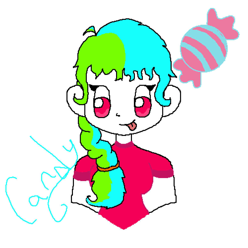 Pixilart - Candy OC by DragonsBreath