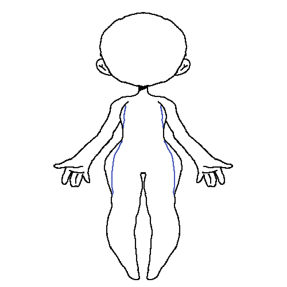 Pixilart - boy or girl oc base by alx-and-red