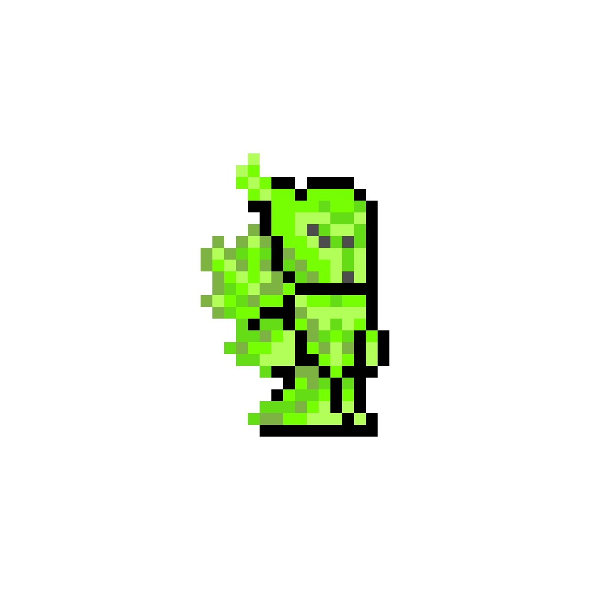 Pixilart - custom Poison Armor by ROLLINGpotato