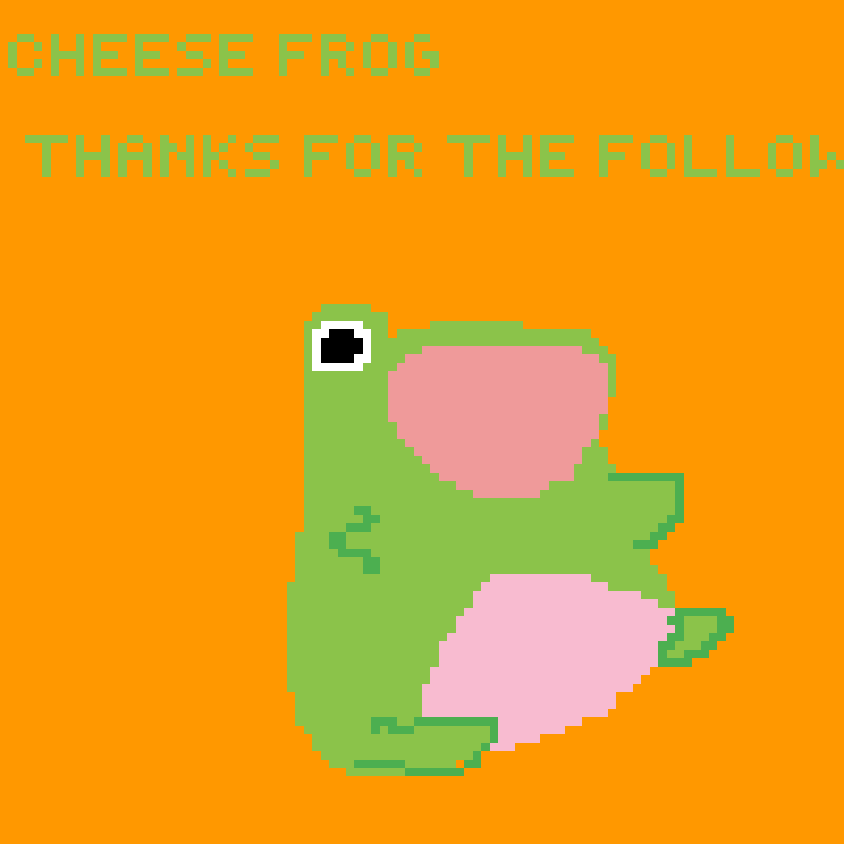 Pixilart - cheese frog by Honestlyitsop
