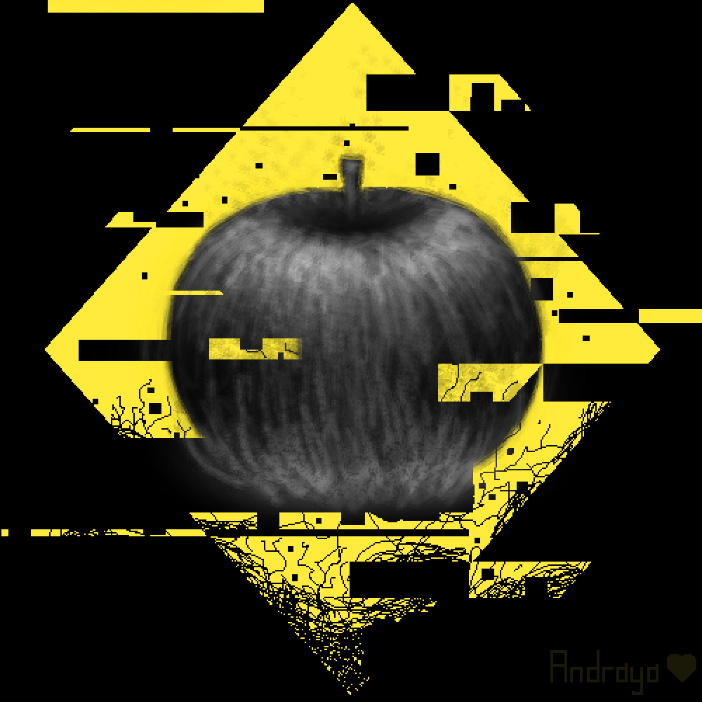 Pixilart - Corrupted Apple by Andraya
