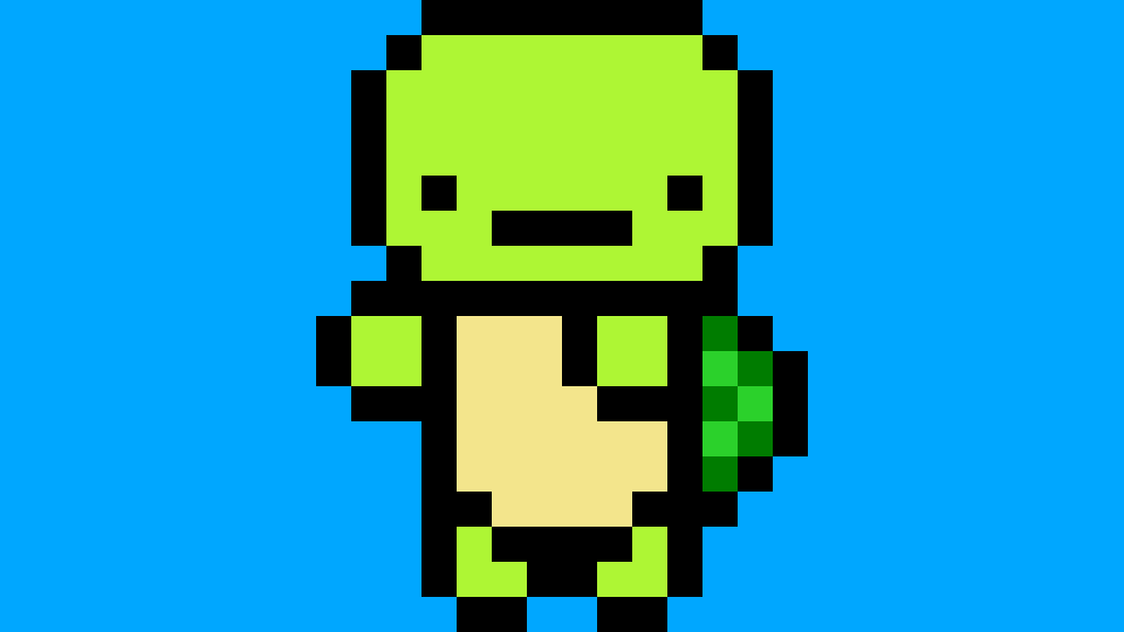 Pixilart - Derpy swag turtle by SansFan22