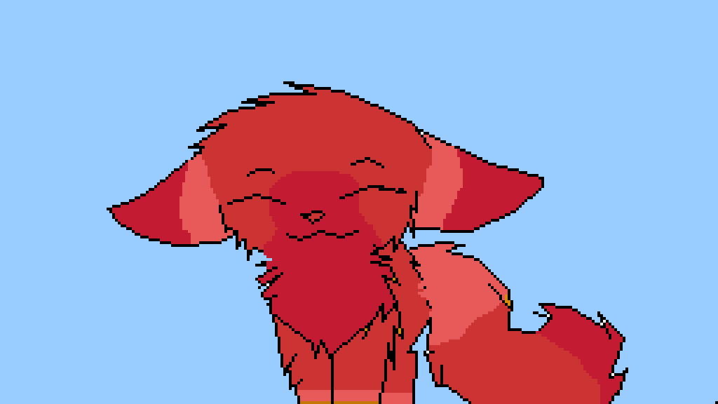 Editing Credit for Blue Cat - Free online pixel art drawing tool - Pixilart