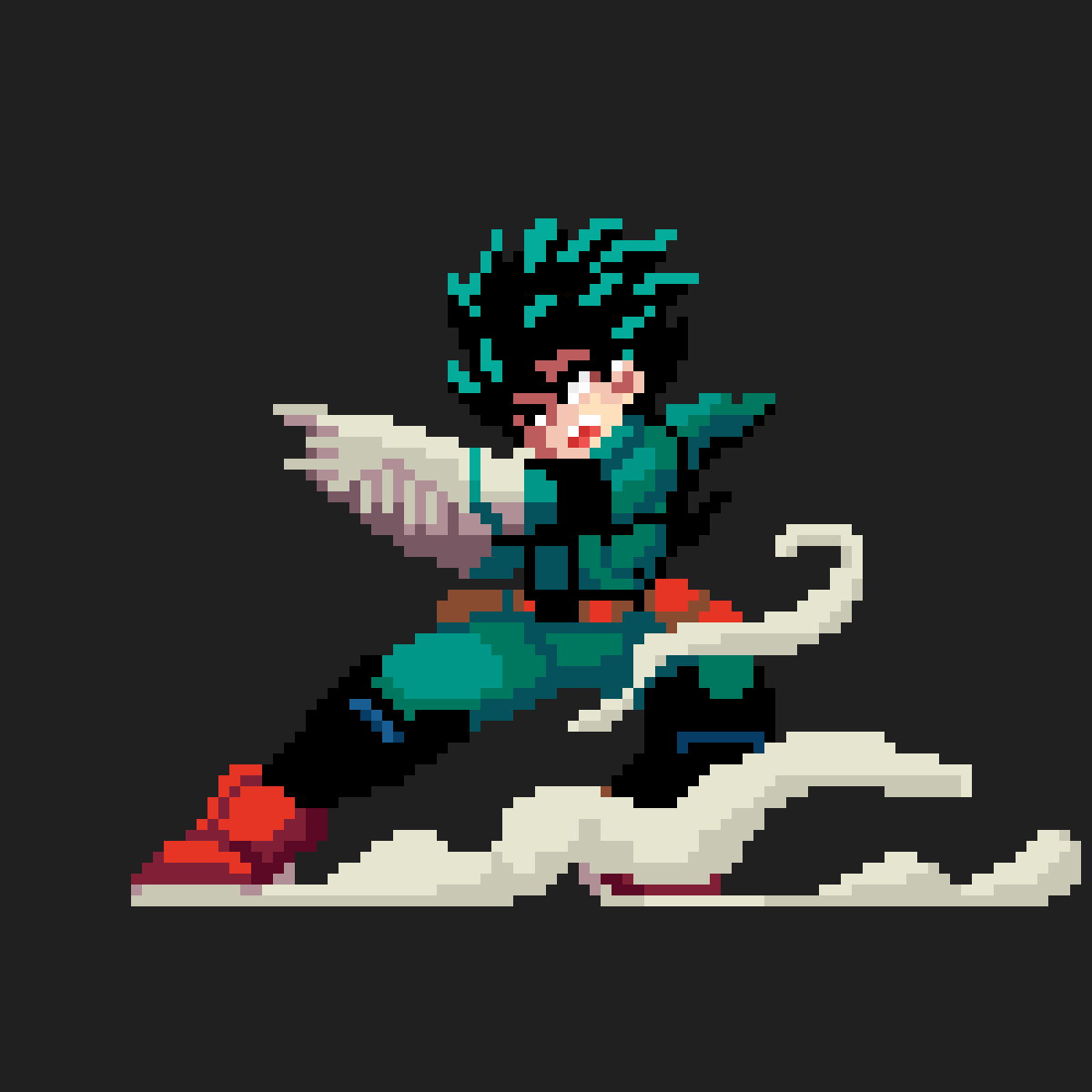 Pixilart - Deku gif by Bruhmomentgamer