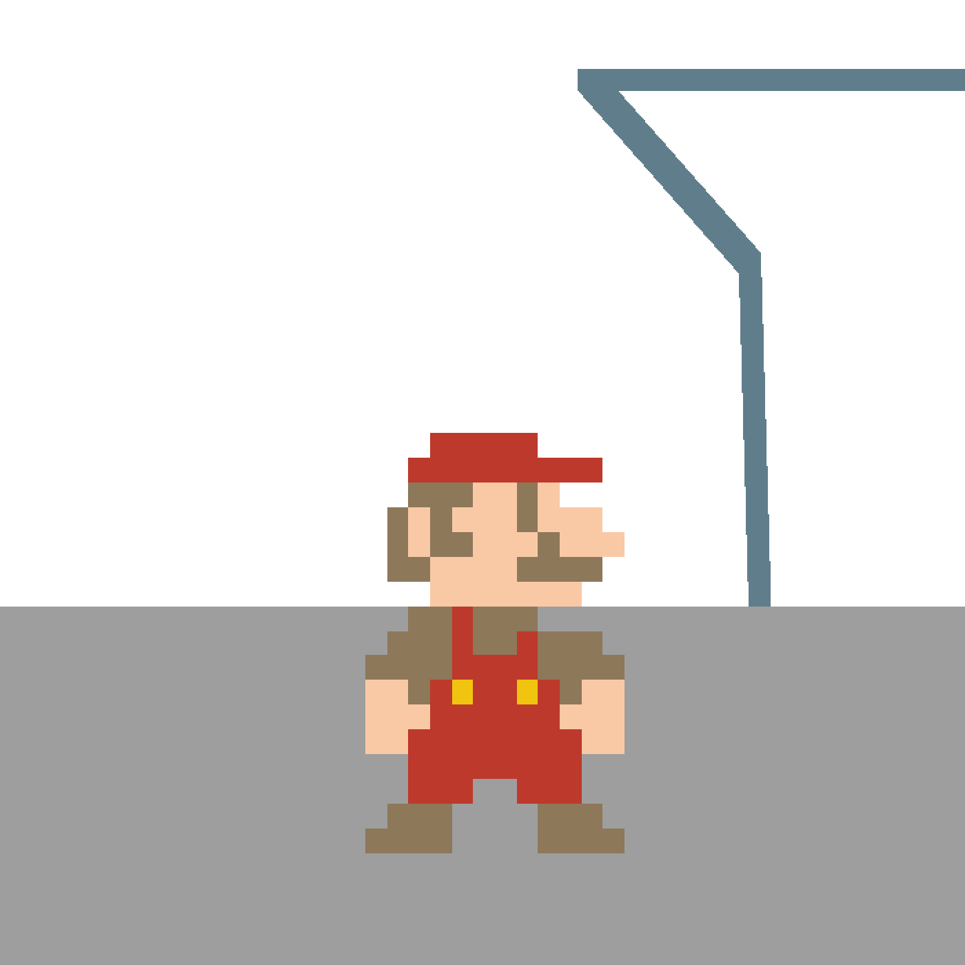 Pixilart - Mario is stuck by Douma-Though