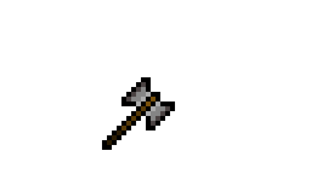Pixilart - axe by RetroKid23