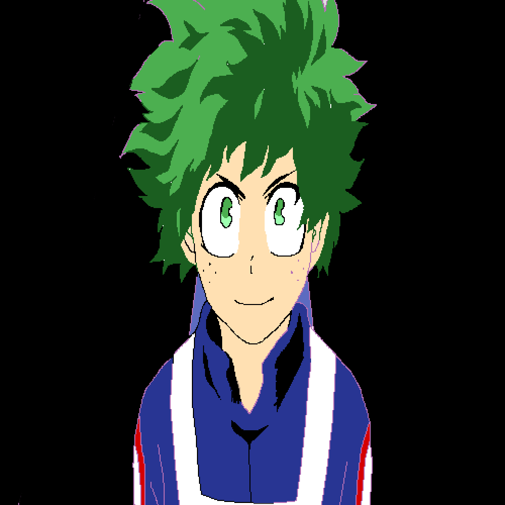 Editing deku - Free online pixel art drawing tool - Pixilart