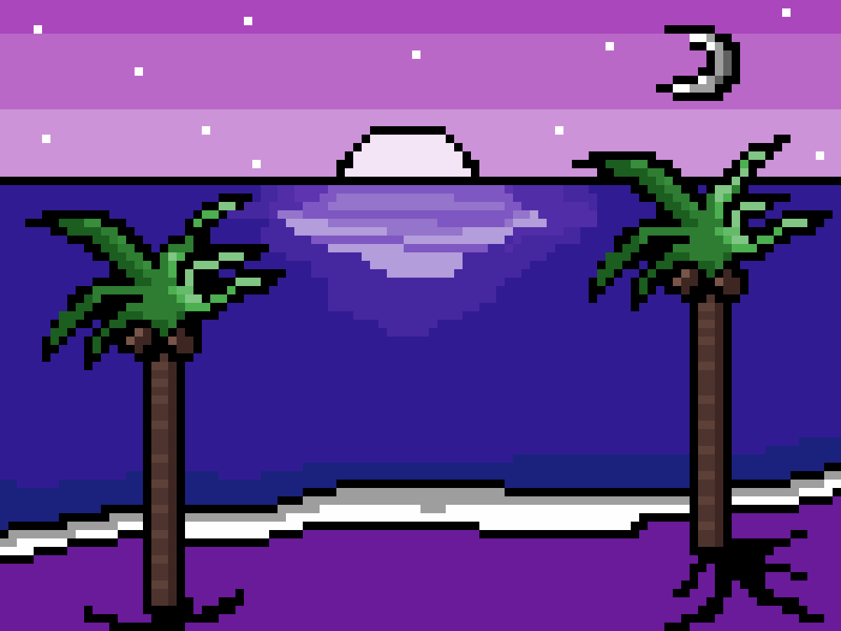 Pixilart - sega sunset animated by sadluxuryclub